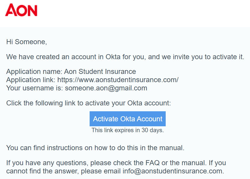 Aon Student Insurance